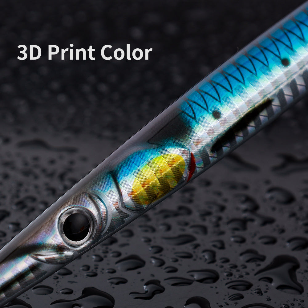 JIGGINGPRO 40g 60g 80g 100g 150g Needle Jig Saltwater Jigging Lure ...